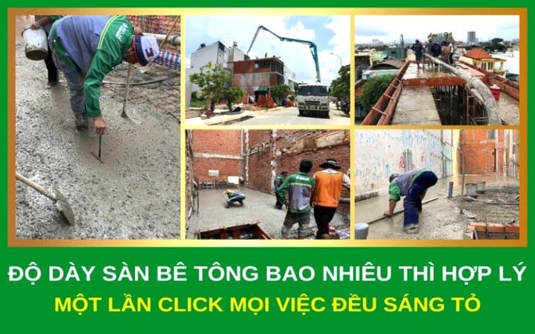 [Giải đáp] Độ dày sàn bê tông bao nhiêu thì hợp lý? - NhatLamHouse