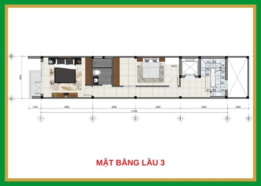 Chi Phí Xây Nhà 4 Tầng 69m2 Có Thang Máy: Dự Toán Chi Tiết - NhatLamHouse
